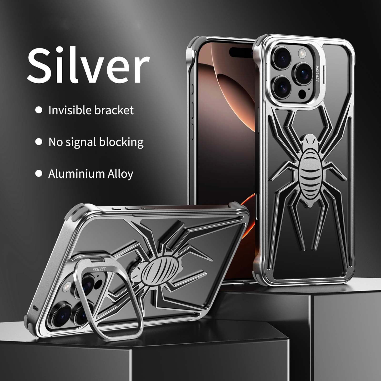 Compatible for iPhone 16 Pro Max Case Cute Cool Rugged Spider Pattern ...