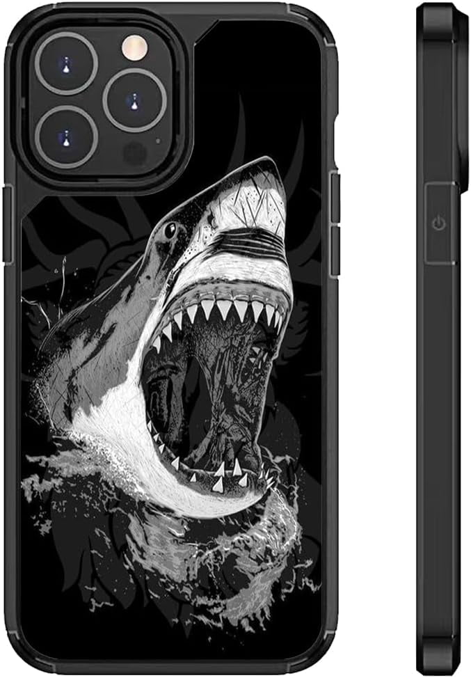 Compatible with iPhone 16 Pro Max Case,Shark Case for iPhone 16 Pro Max ...