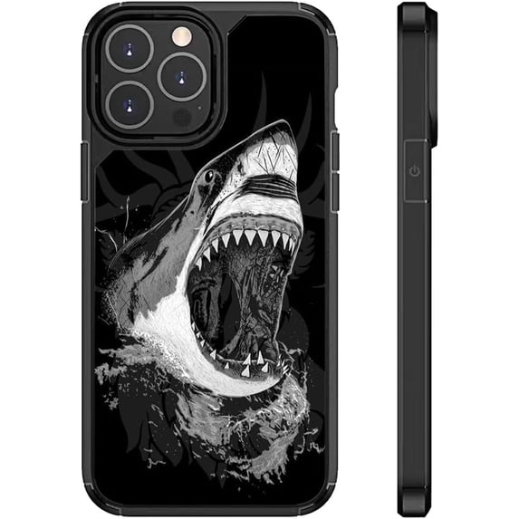 Compatible with iPhone 16 Pro Max Case,Shark Case for iPhone 16 Pro Max ...