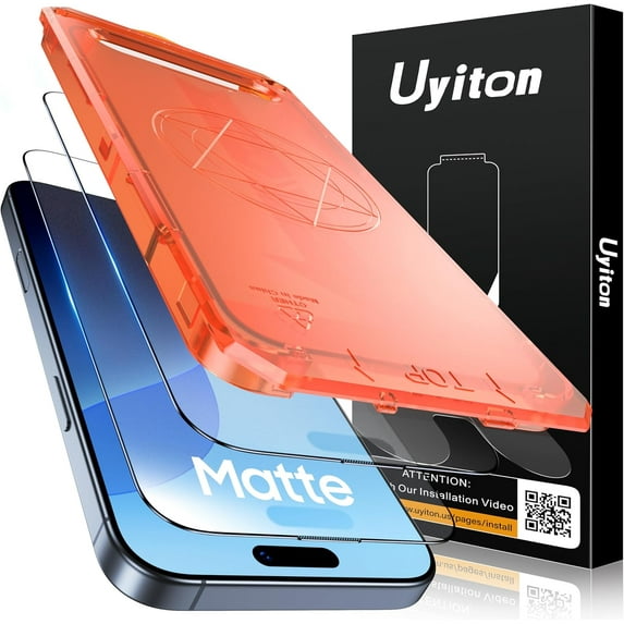 Compatible with iPhone 16 Pro Max Matte Screen Protector - Anti ...
