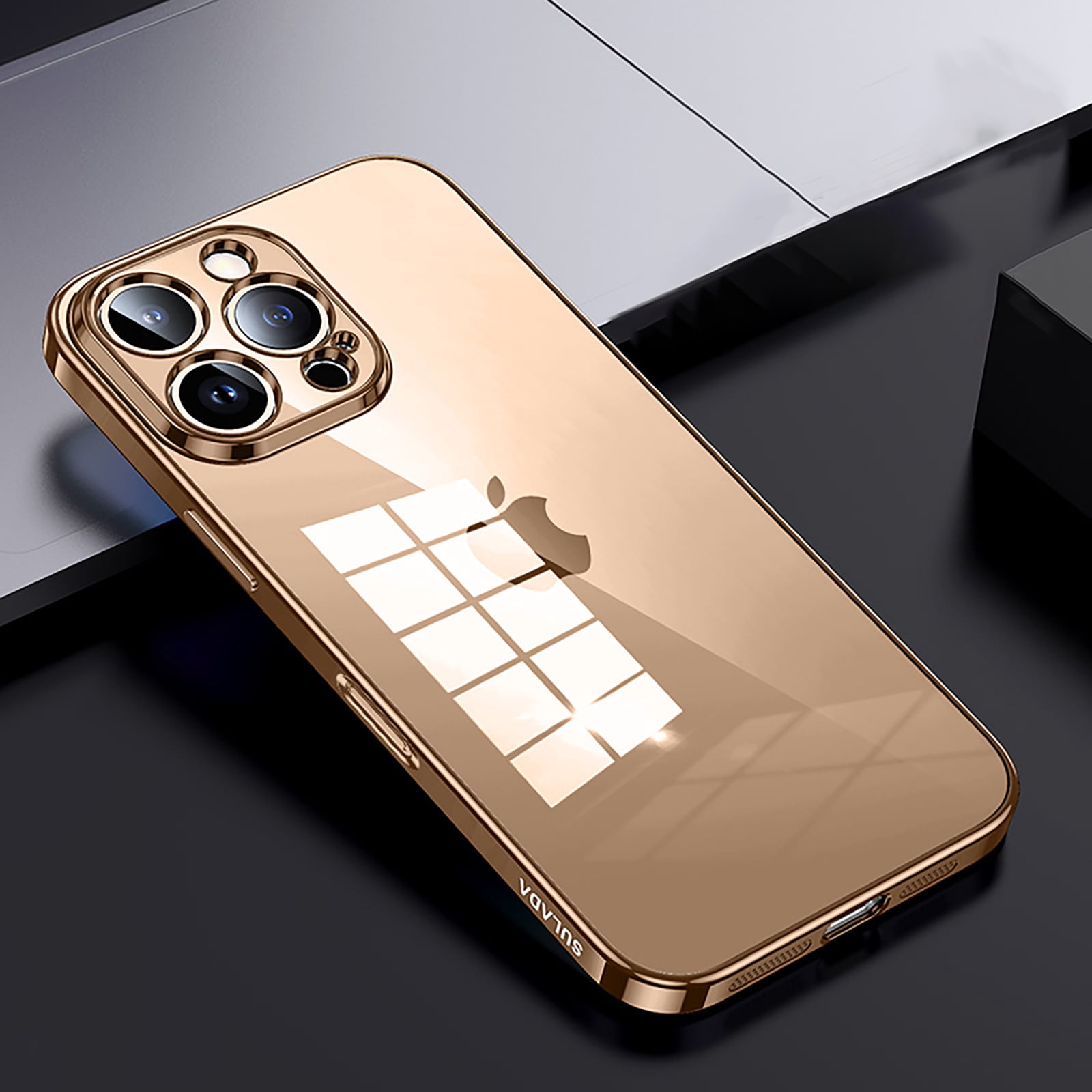 Compatible with iPhone 16 Pro Max Slim Clear Case, Luxury Transparent ...