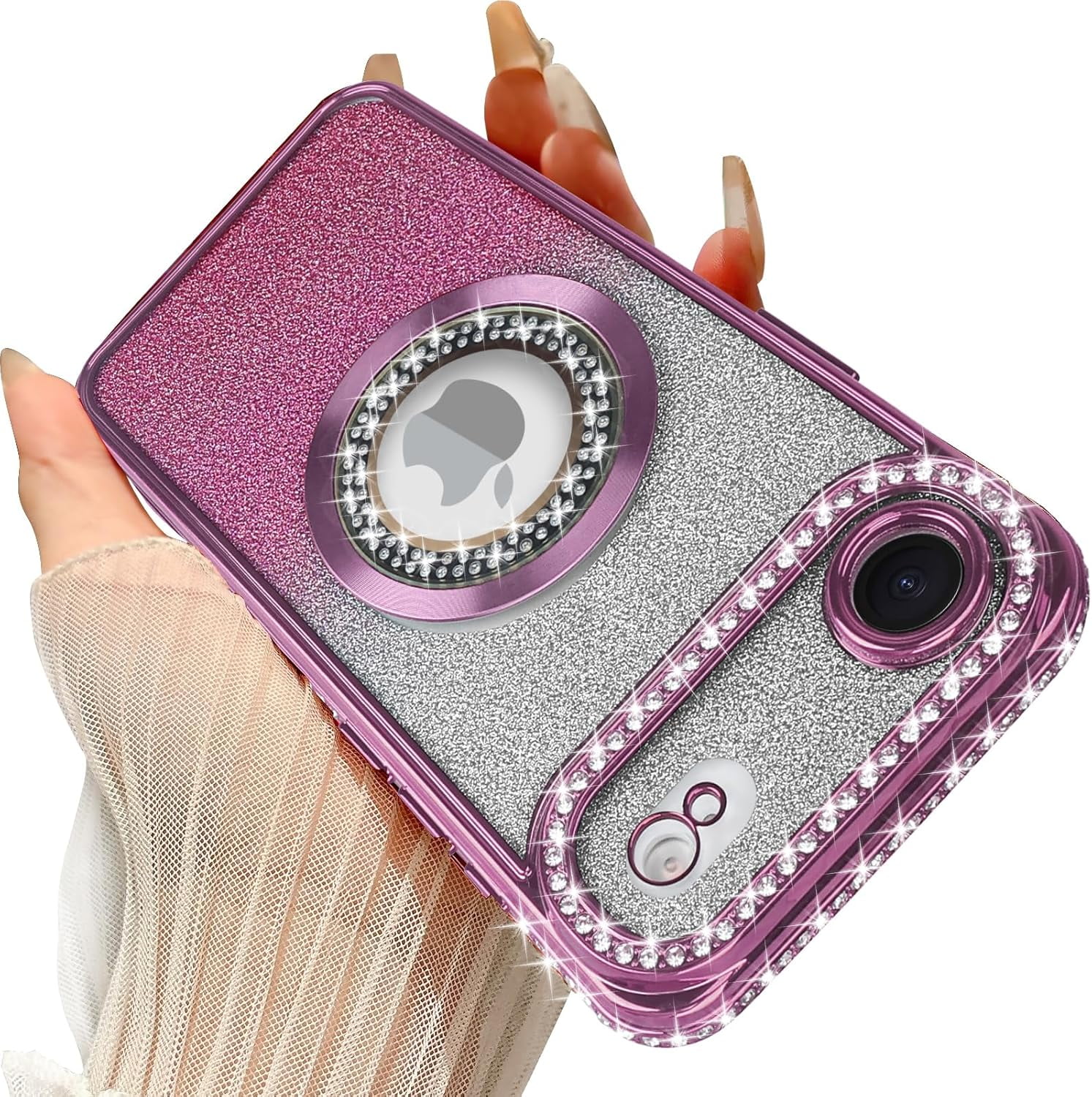 Compatible with iPhone 17 Air Magnetic Glitter Case Compatible with ...