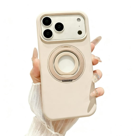 Compatible for iPhone 17 Pro Max Case with Invisible Ring Kickstand ...