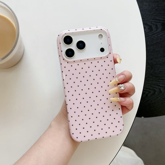 Compatible with iPhone 17 Pro Max, Polka Dot Cute Case, Shockproof ...