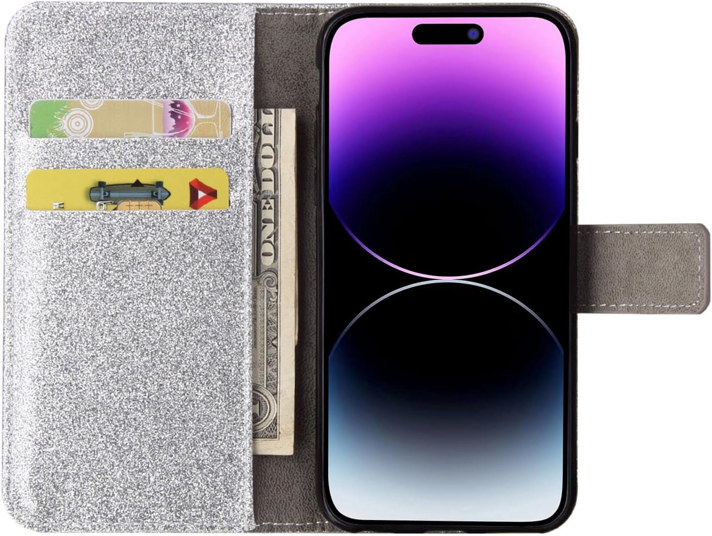 Compatible with iPhone 17 Pro Max Wallet Case with Card Slots Luxury 3D ...