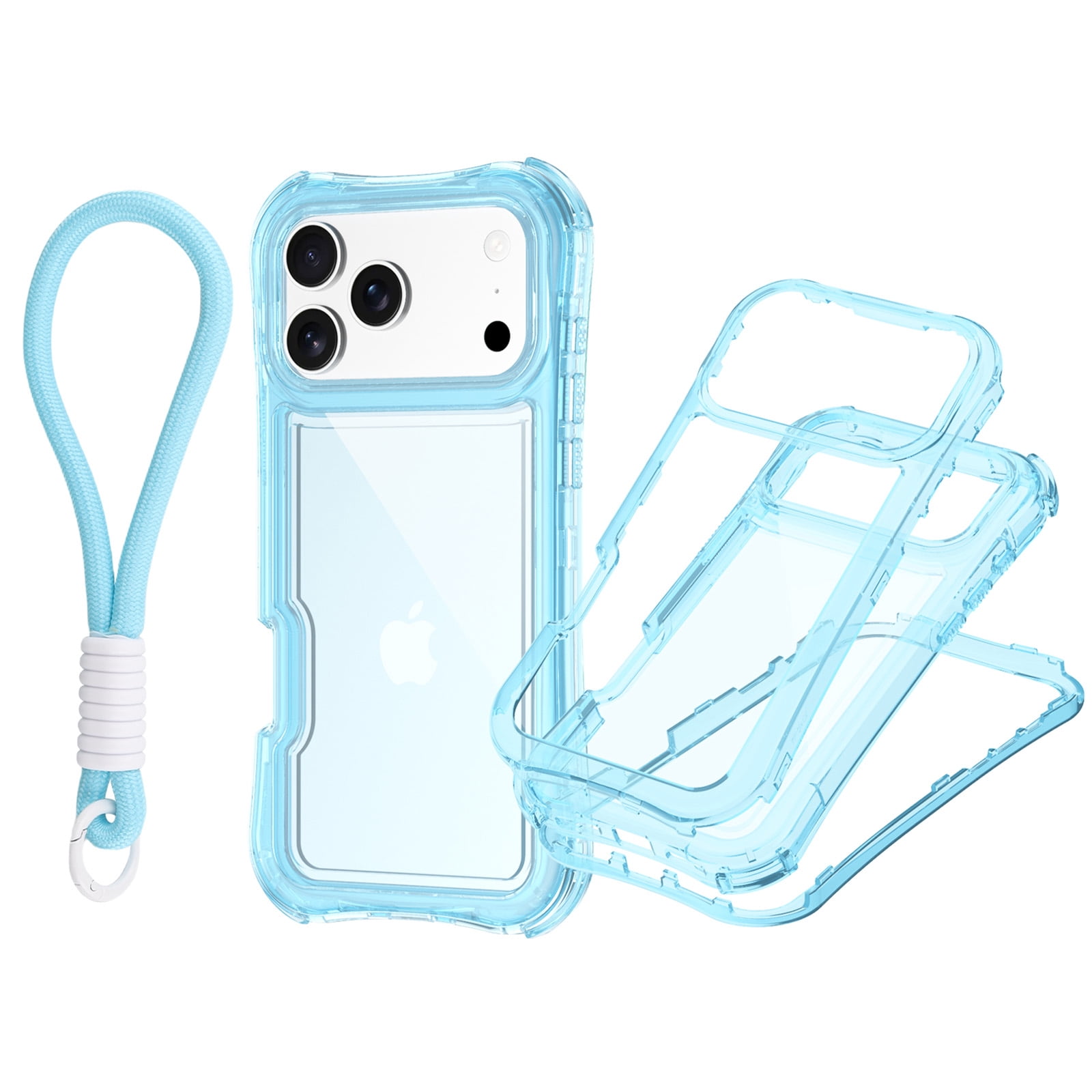 Compatible with iPhone 17 Pro Max case,Soft Silicone Bumper & Crystal ...