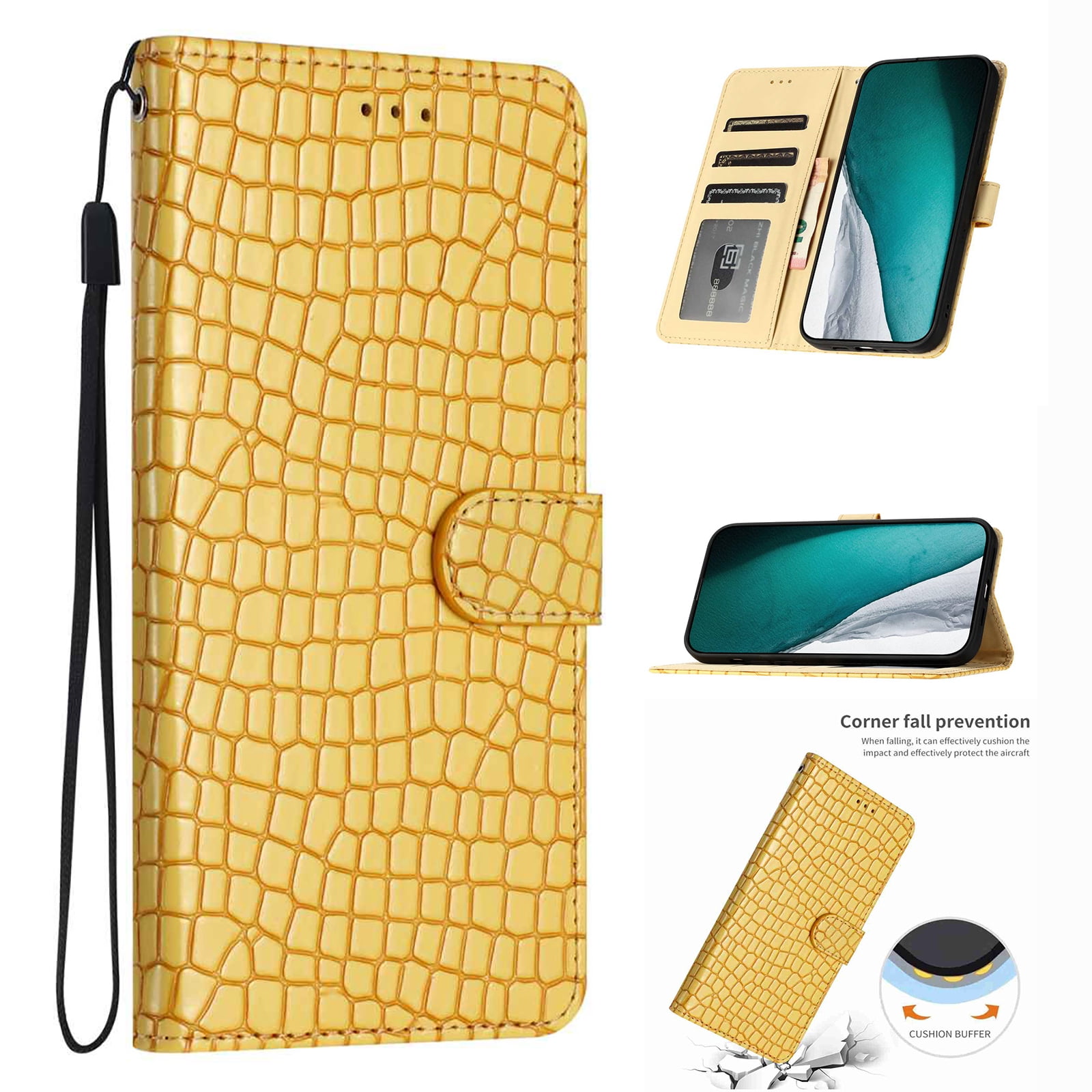 Compatible for iPhone 17 Pro Wallet Case with RFID Blocking Credit Card ...