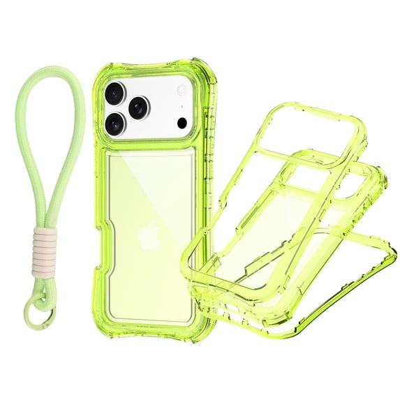 Compatible with iPhone 17 Pro case,Soft Silicone Bumper & Crystal Clear ...