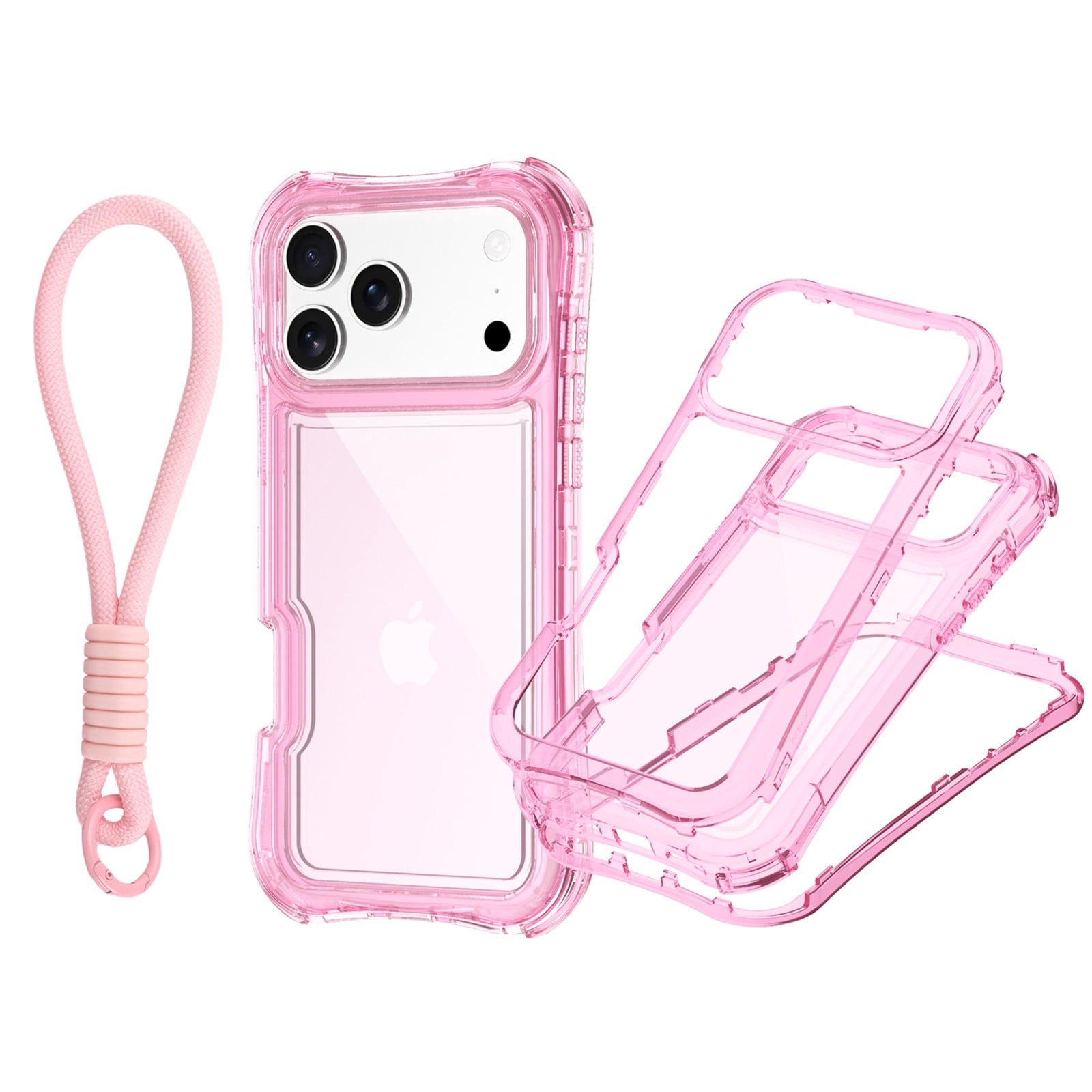 Compatible with iPhone 17 Pro case,Soft Silicone Bumper & Crystal Clear ...