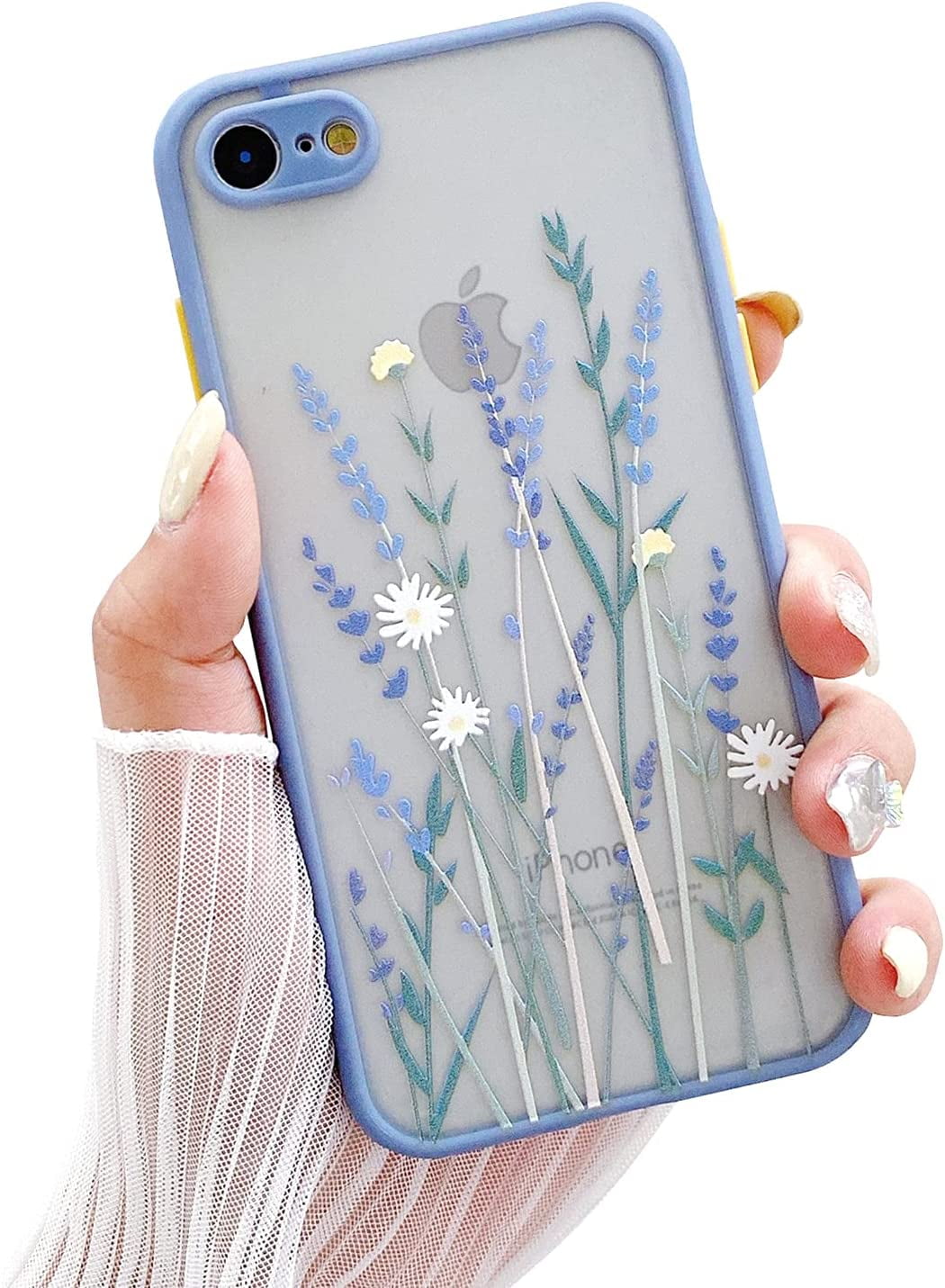 Compatible with iPhone 7/8/SE 2020/SE 2022 for Girl Woman, Floral ...