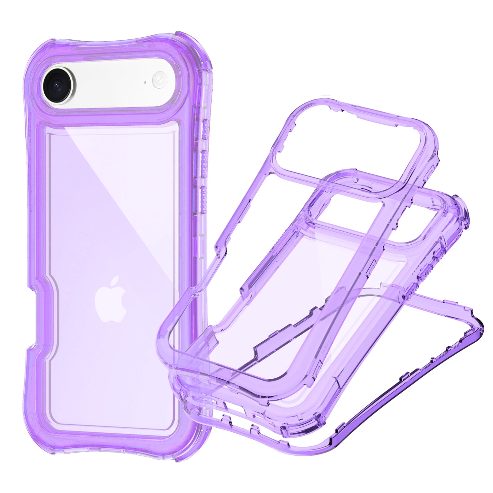 Compatible with iPhone Air case,Soft Silicone Bumper & Crystal Clear ...