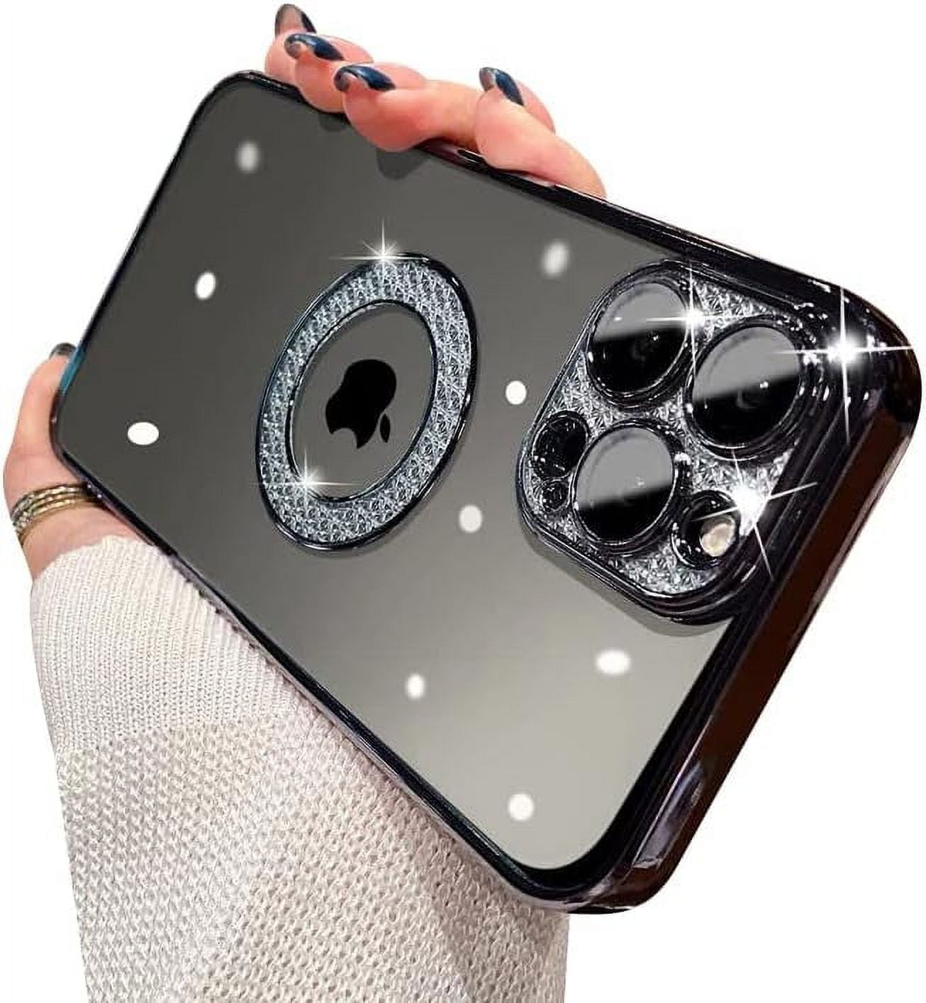 Compatible with iPhone Case,Glitter Bling Sparkly Diamond Logo View ...