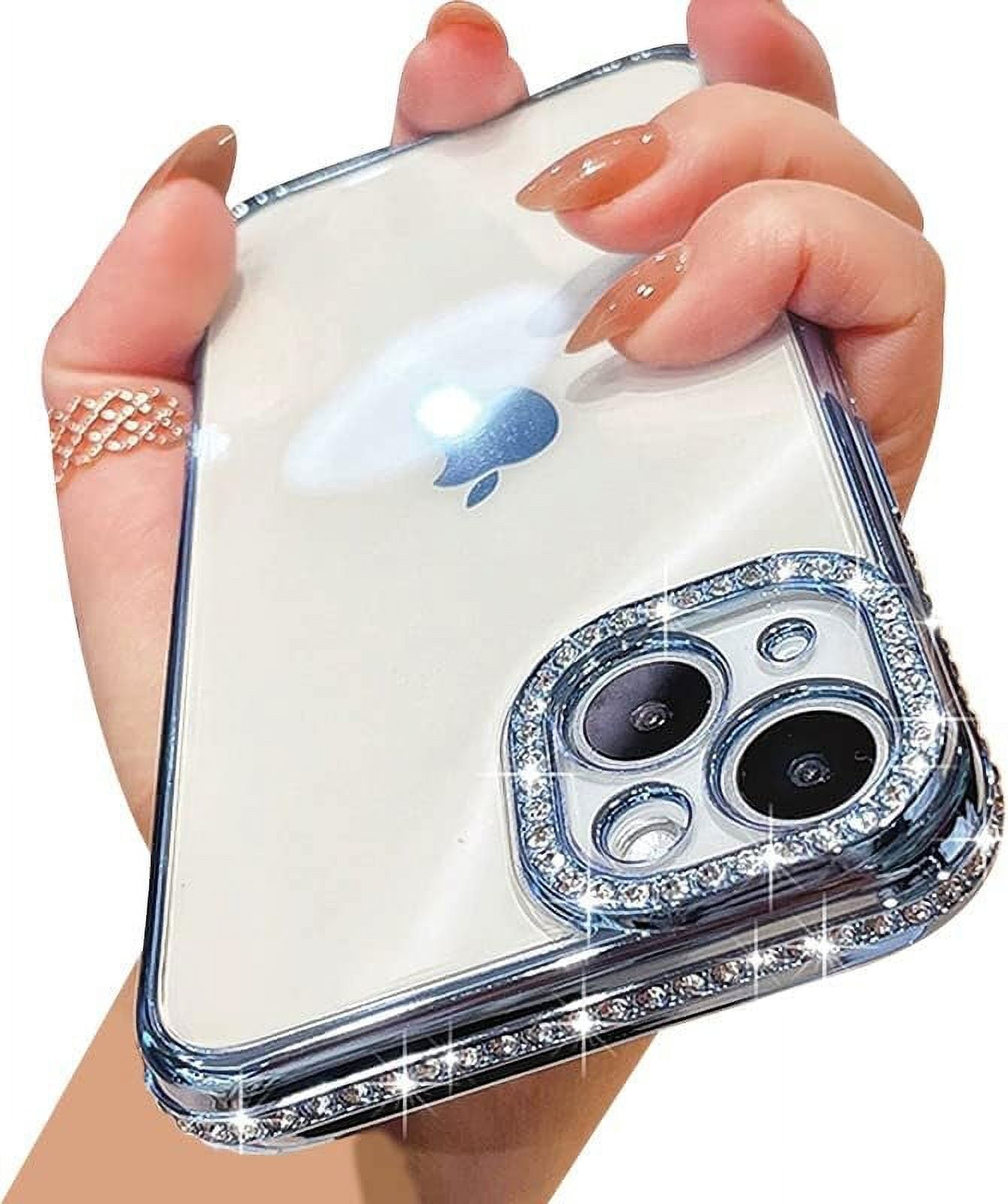 Compatible with iPhone Case,Luxury Glitter Bling Sparkly Diamond ...