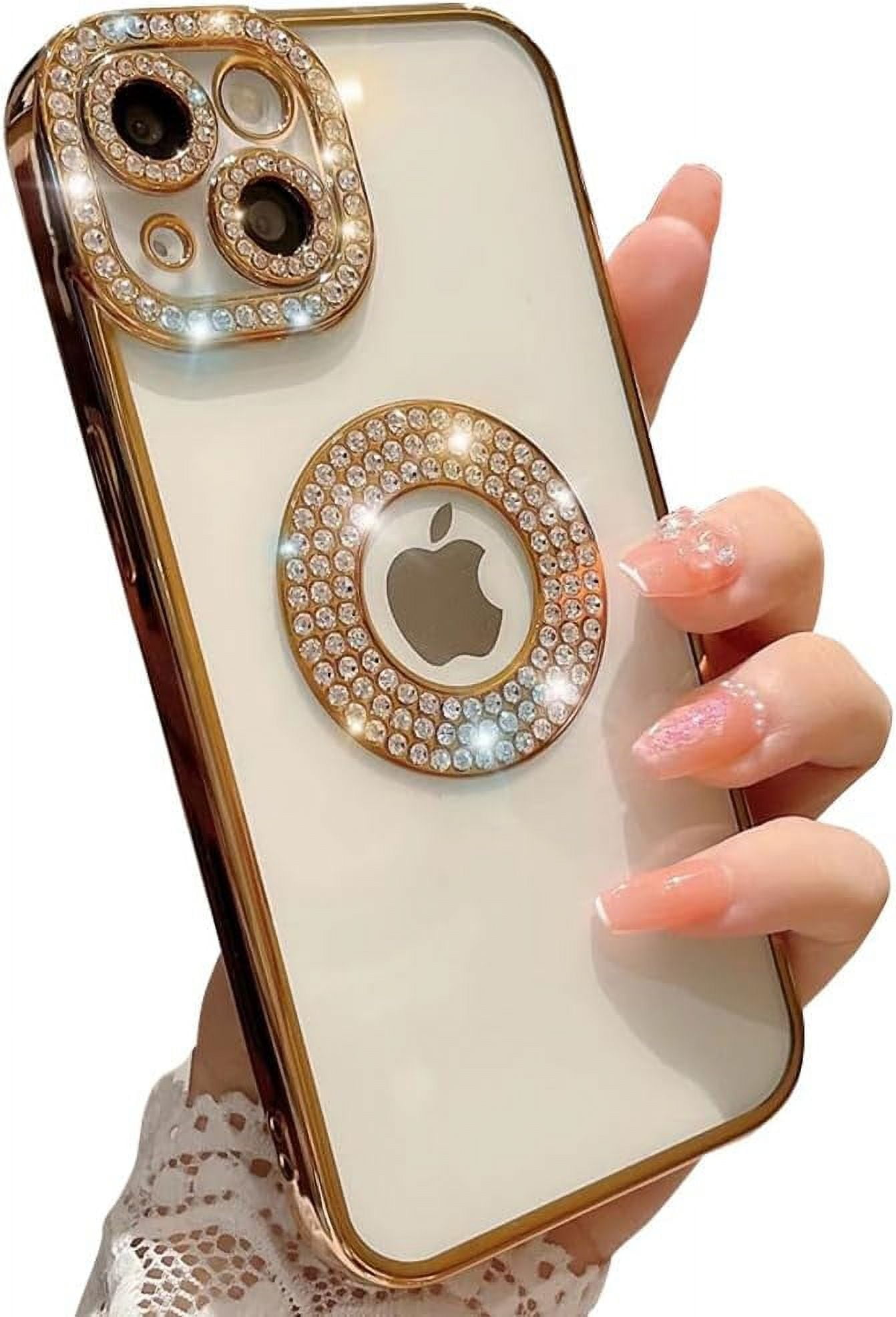 Compatible with iPhone Case,Luxury Glitter Bling Sparkly Diamond ...