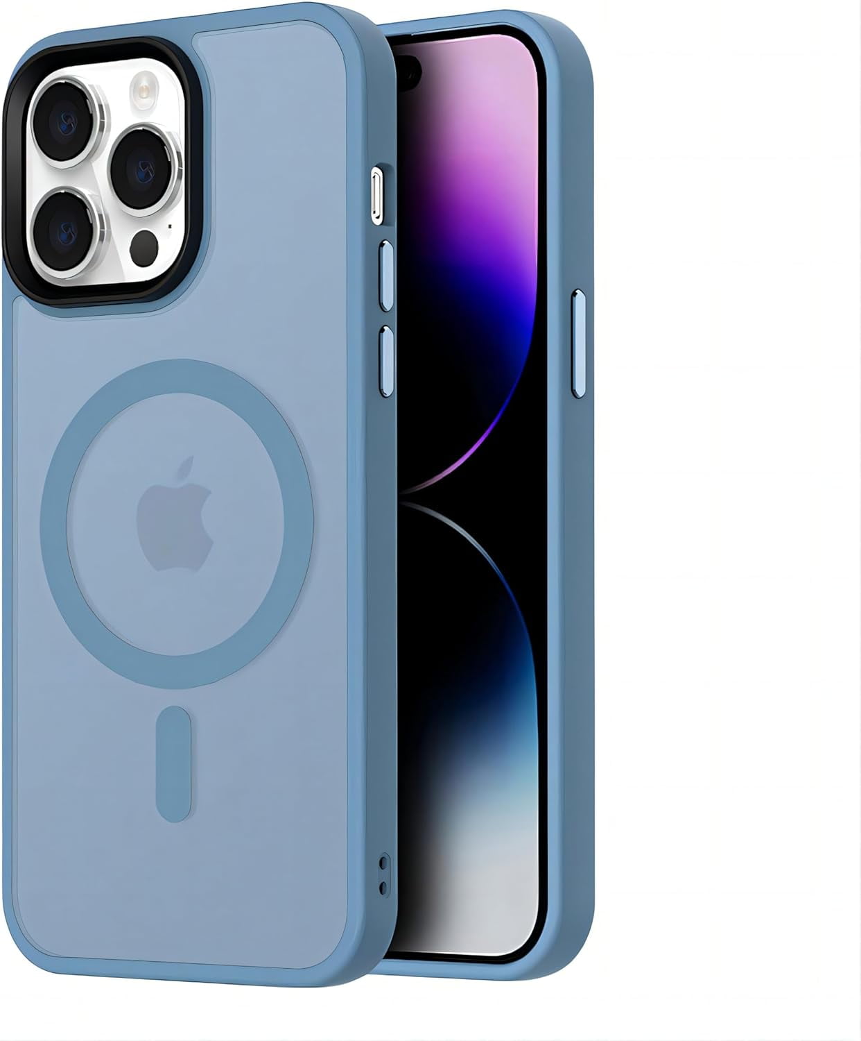 Compatible with iPhone Case,Translucent Matte Silky Soft Touch ...