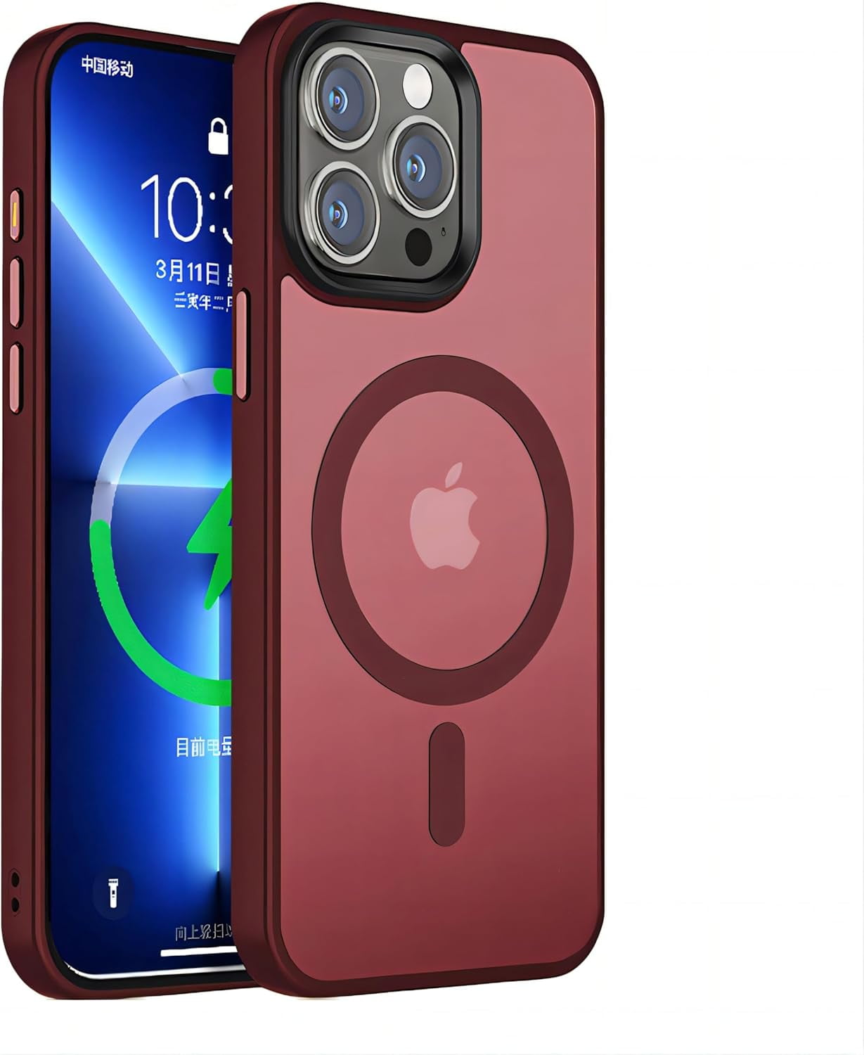 Compatible with iPhone Case,Translucent Matte Silky Soft Touch ...