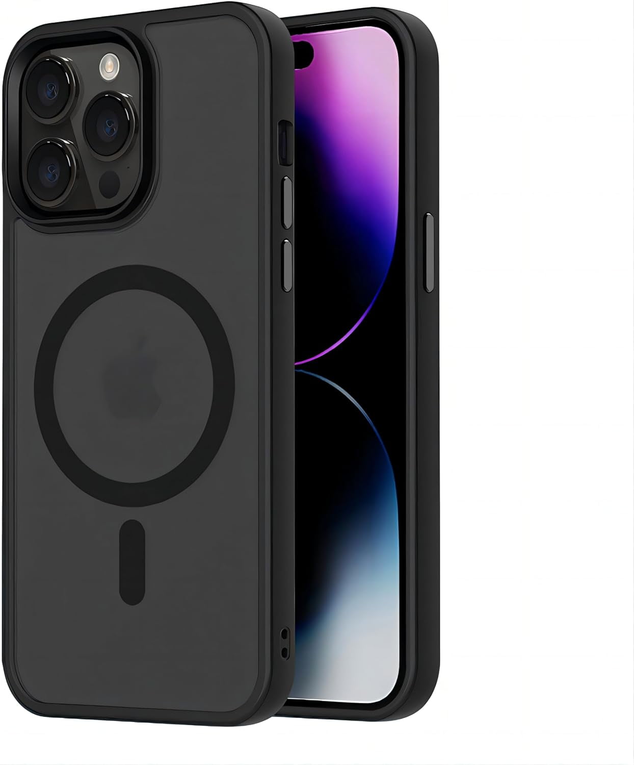 Compatible with iPhone Case,Translucent Matte Silky Soft Touch ...