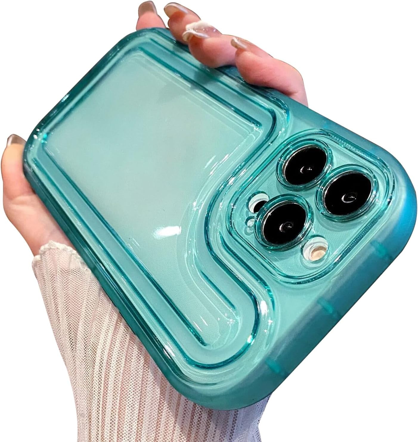 Compatible with iPhone Case for Women Girls, Cute Luxury Transparently ...