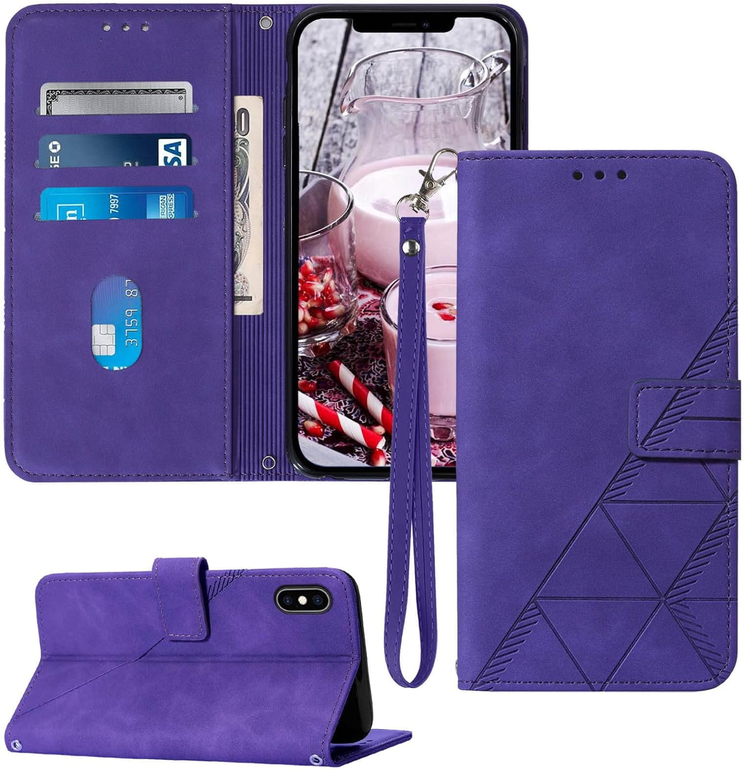 Compatible for iPhone X Case Wallet/iPhone Xs Wallet Case,for iPhone 10 ...