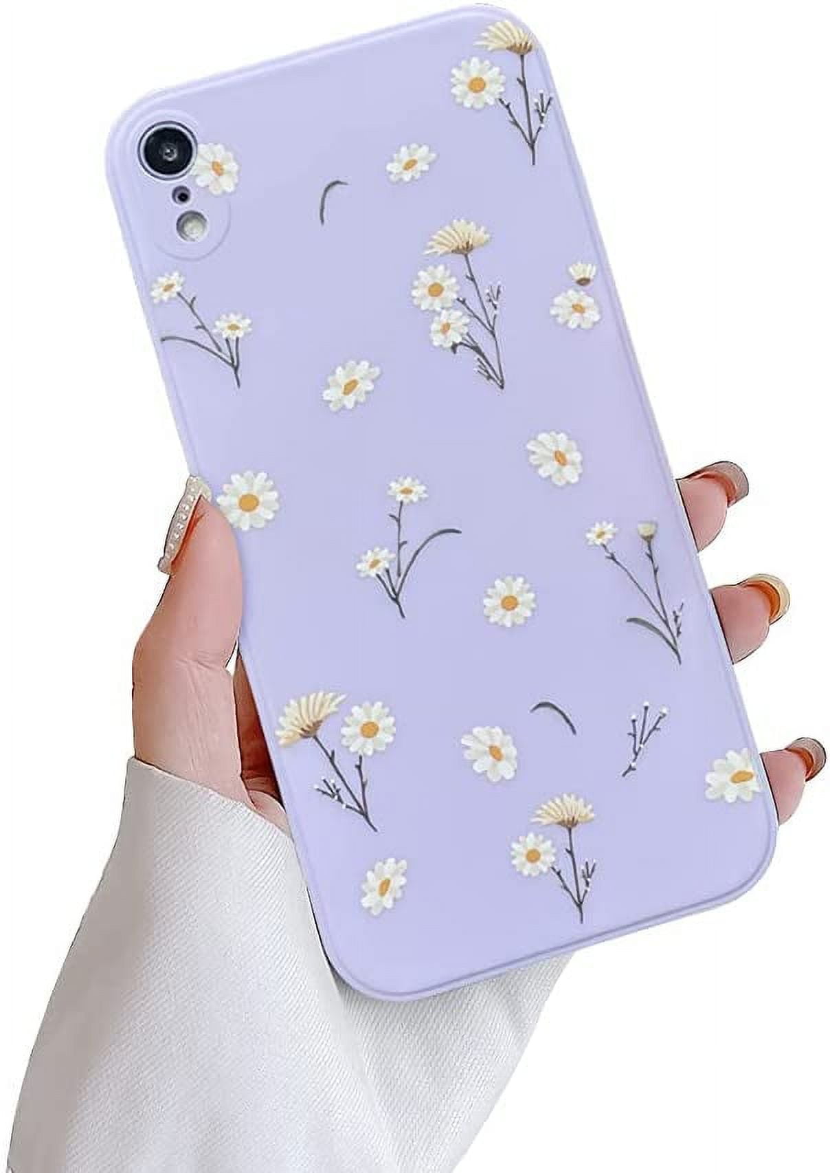 Compatible with iPhone XR Case,Cute Daisy Flower Pattern Design ...