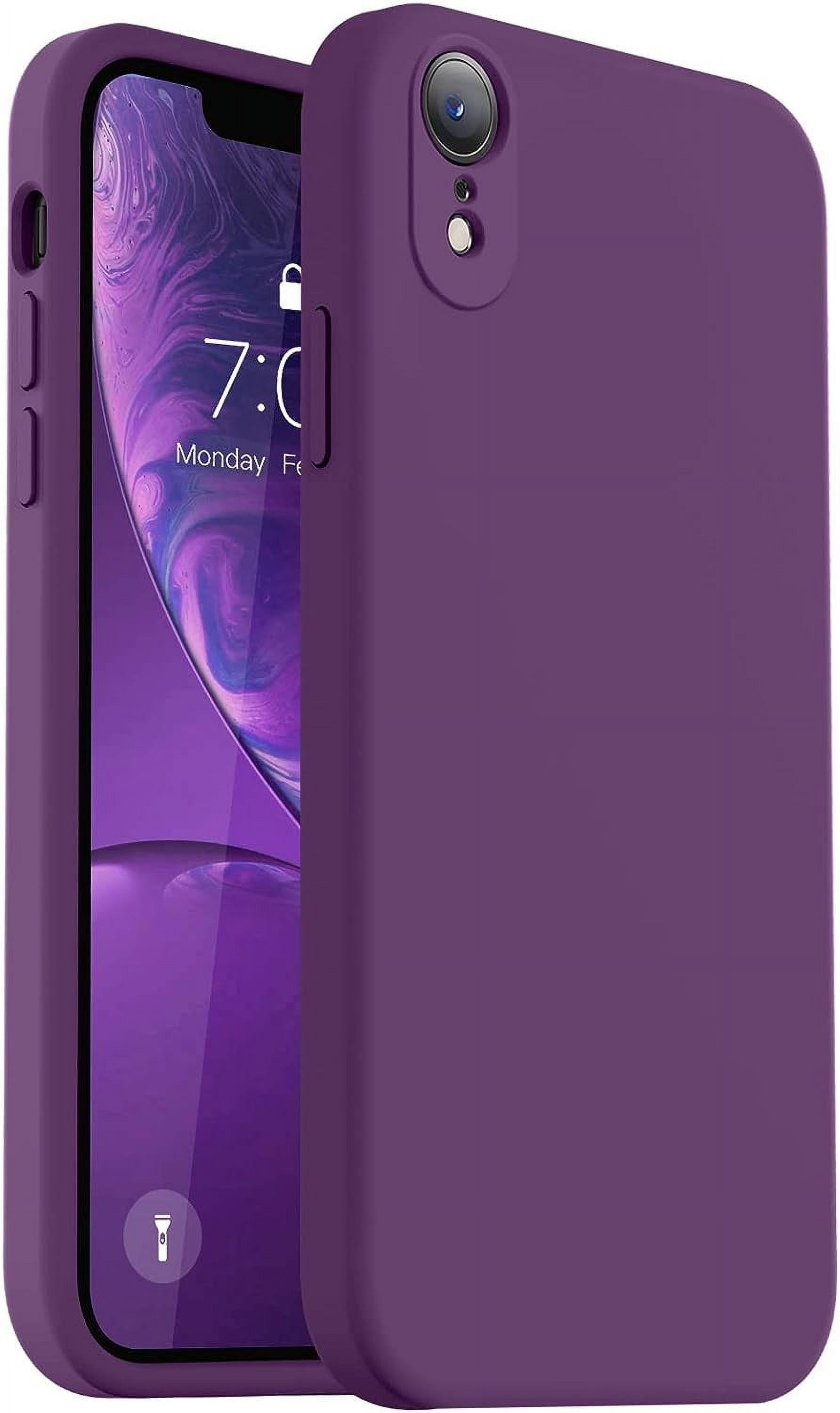 Compatible with iPhone XR Case, Upgraded Liquid Silicone with [ Edges ...