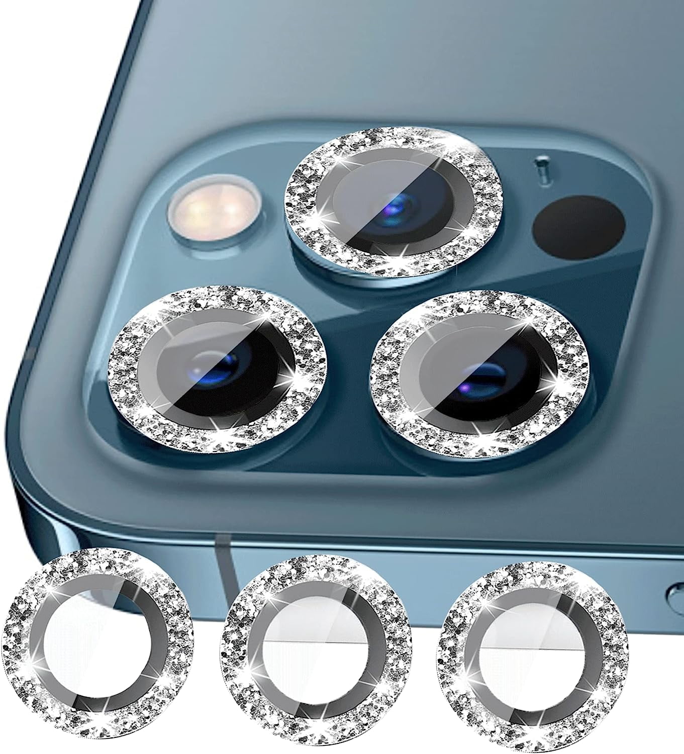 Compatible with iphone 13 Pro Max Camera Lens Protector Bling, Apple ...