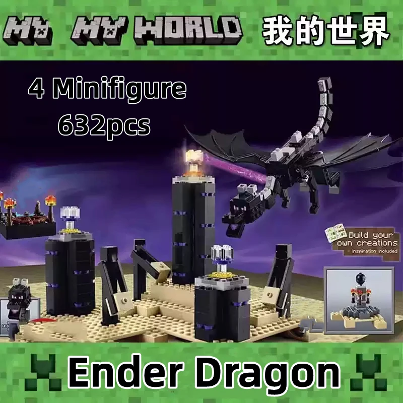 Compatible set MOCl My Mini World Building Blocks Battle The Ender ...