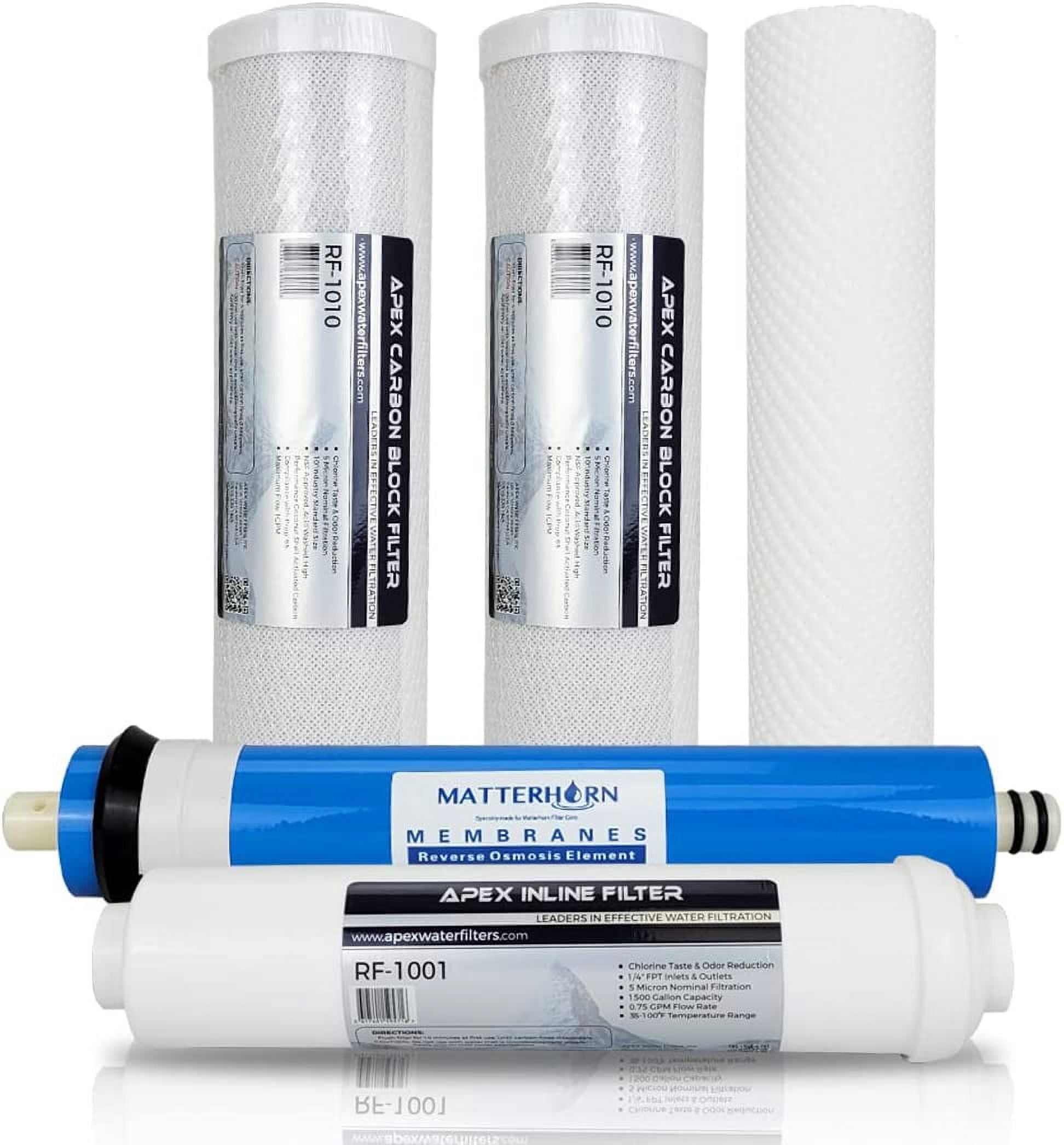 Compatible to APEX RF-5050 Replacement Filter, 5 Piece - Walmart.com