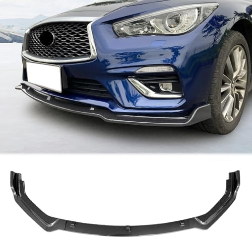 Compatible with 2018-2024 Infiniti Q50 Base Models Front Bumper Lip ...