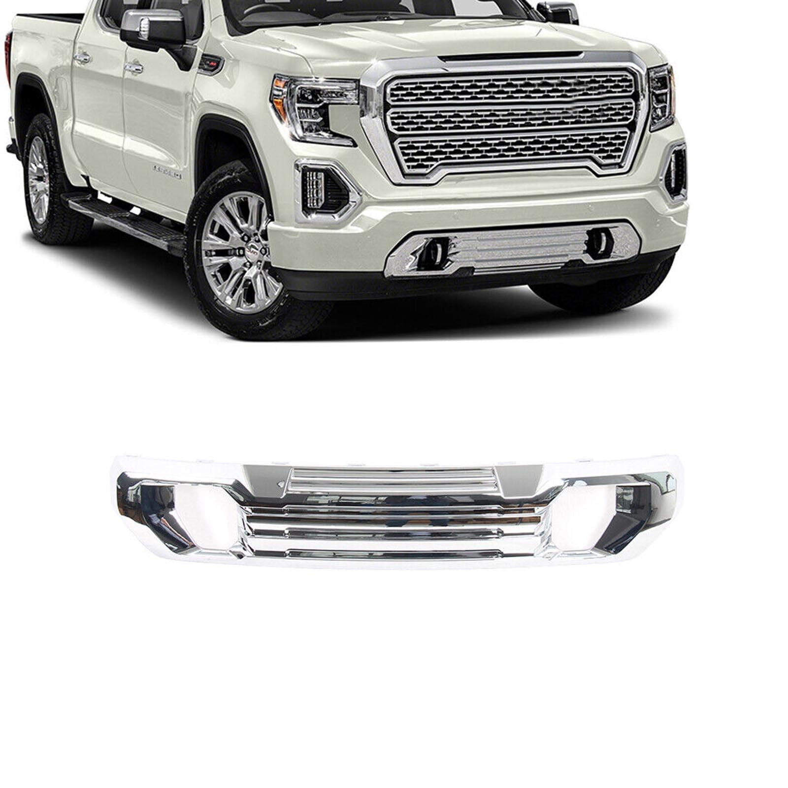 Compatible with 2019-2022 GMC Sierra 1500 Denali Front Lower Bumper ...