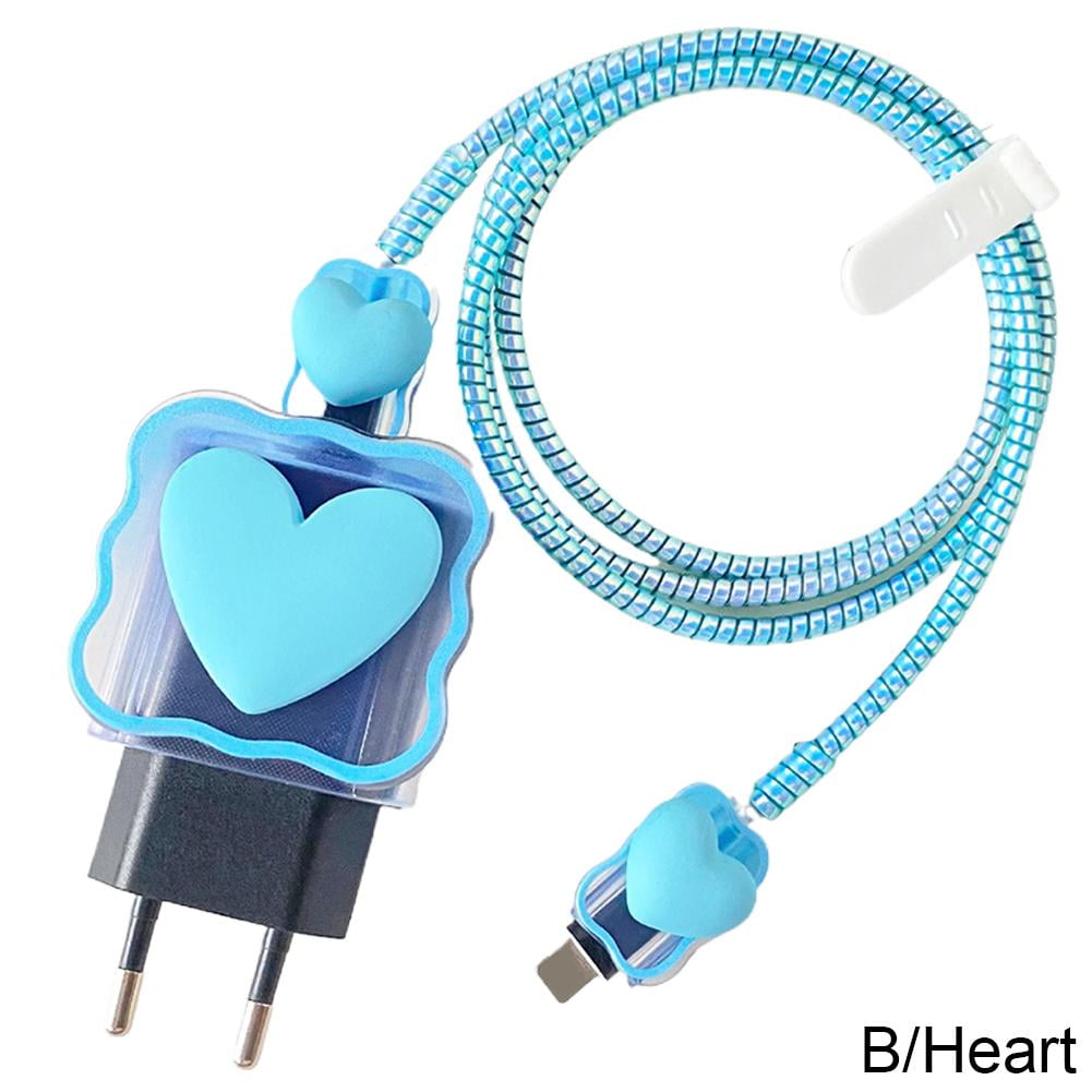 Compatible with 25w USB-C Charger Cover Cute 3D Bow Tie Design Clear ...