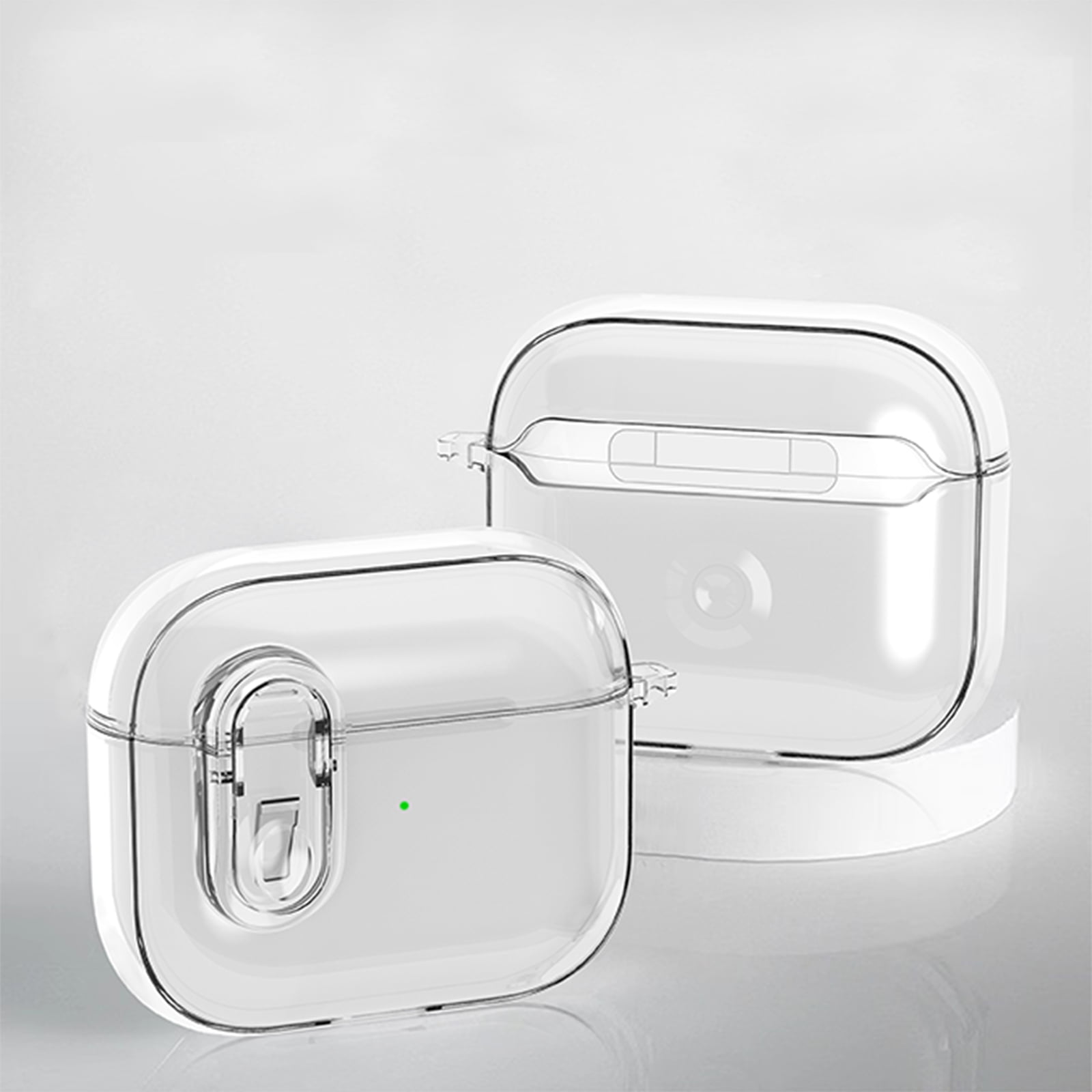 Compatible with AirPods Pro 2019 Case Cover Clear with Lock, Anti ...