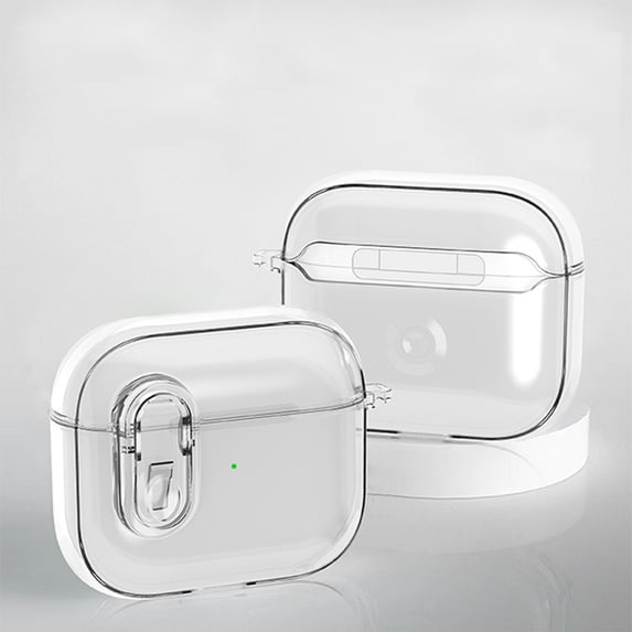 Compatible with AirPods Pro 2019 Case Cover Clear with Lock, Anti ...