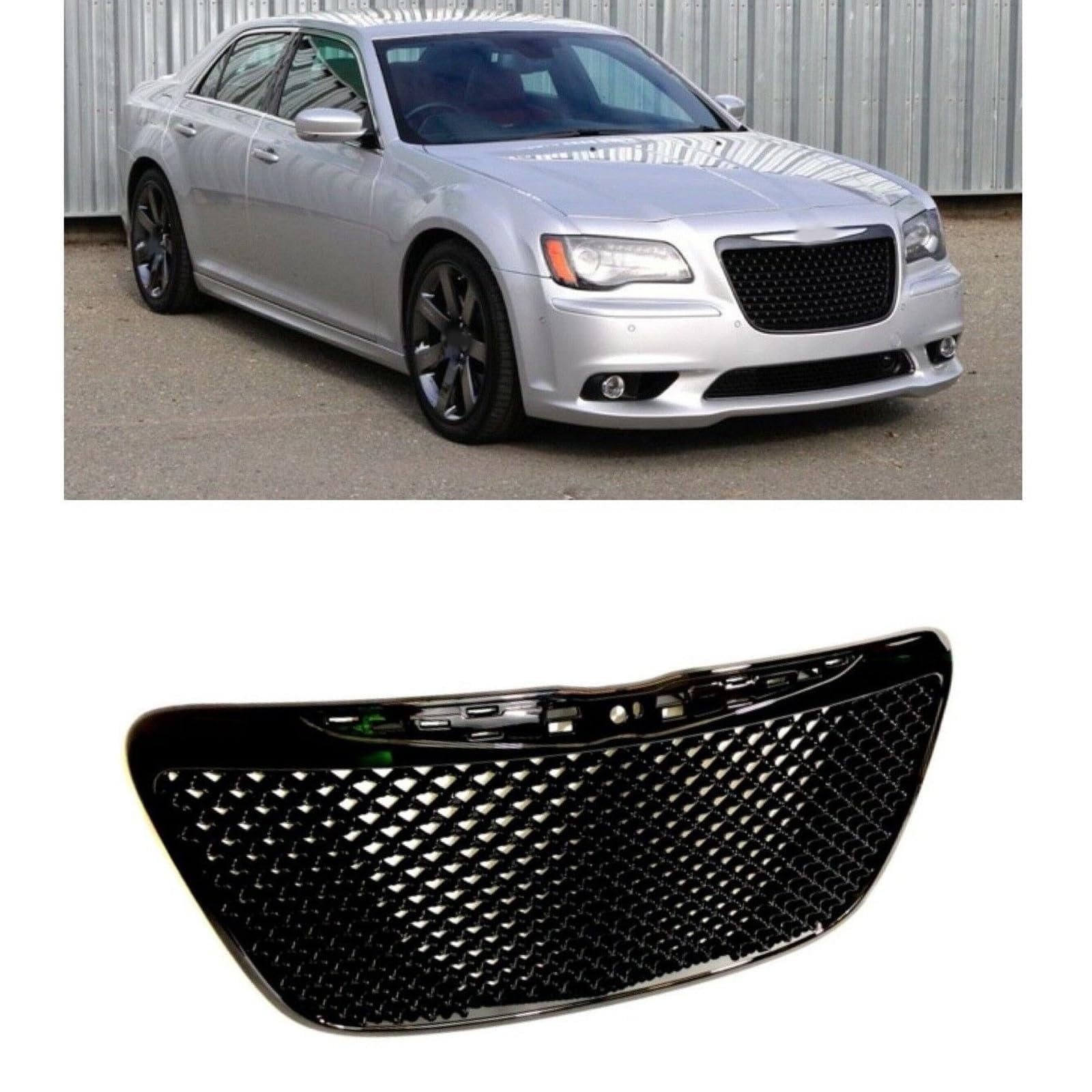 Compatible with Chrysler 300 300C 2011-2014 Mesh Style Front Grill ...