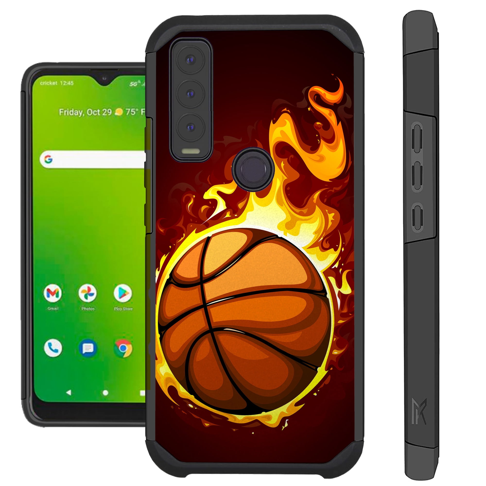 Compatible with Cricket Ovation 3 Hybrid Fusion Guard Phone Case Cover ...