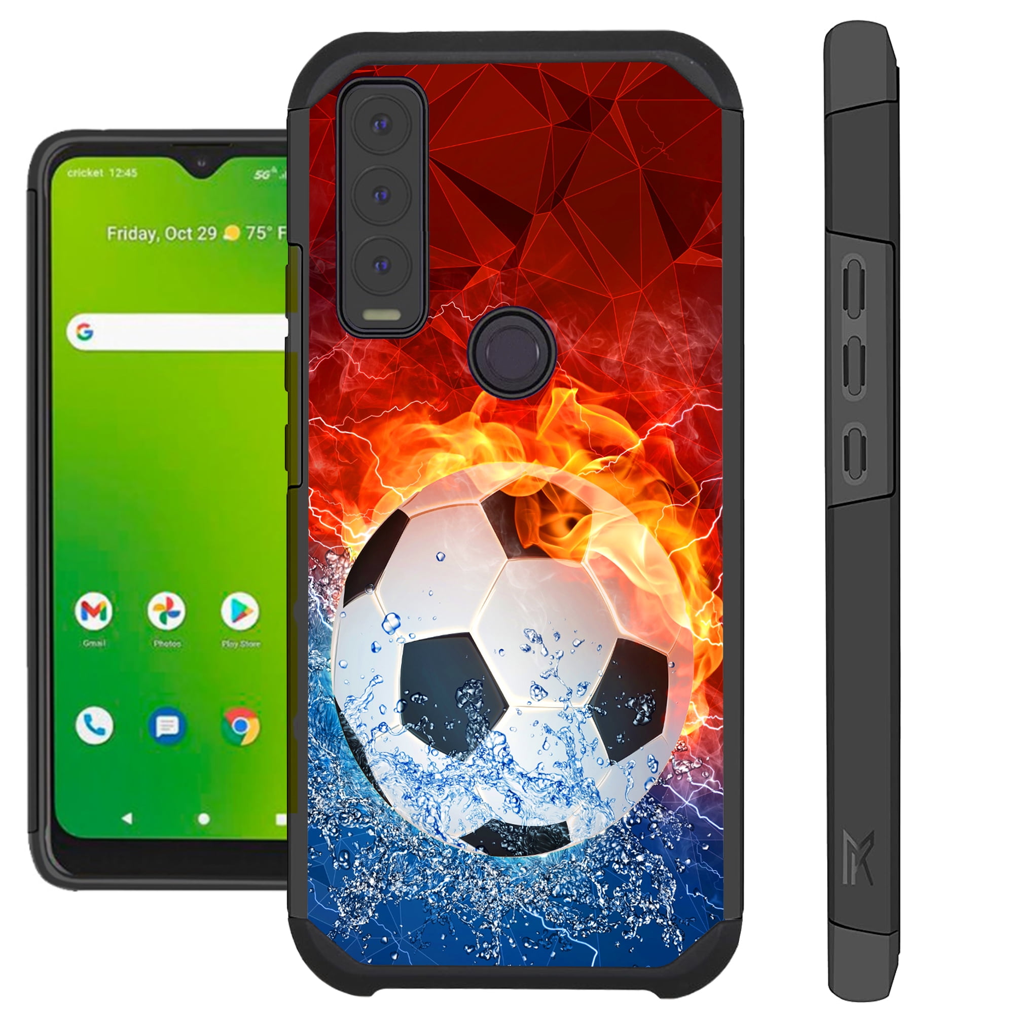 Compatible with Cricket Ovation 3 Hybrid Fusion Guard Phone Case Cover ...