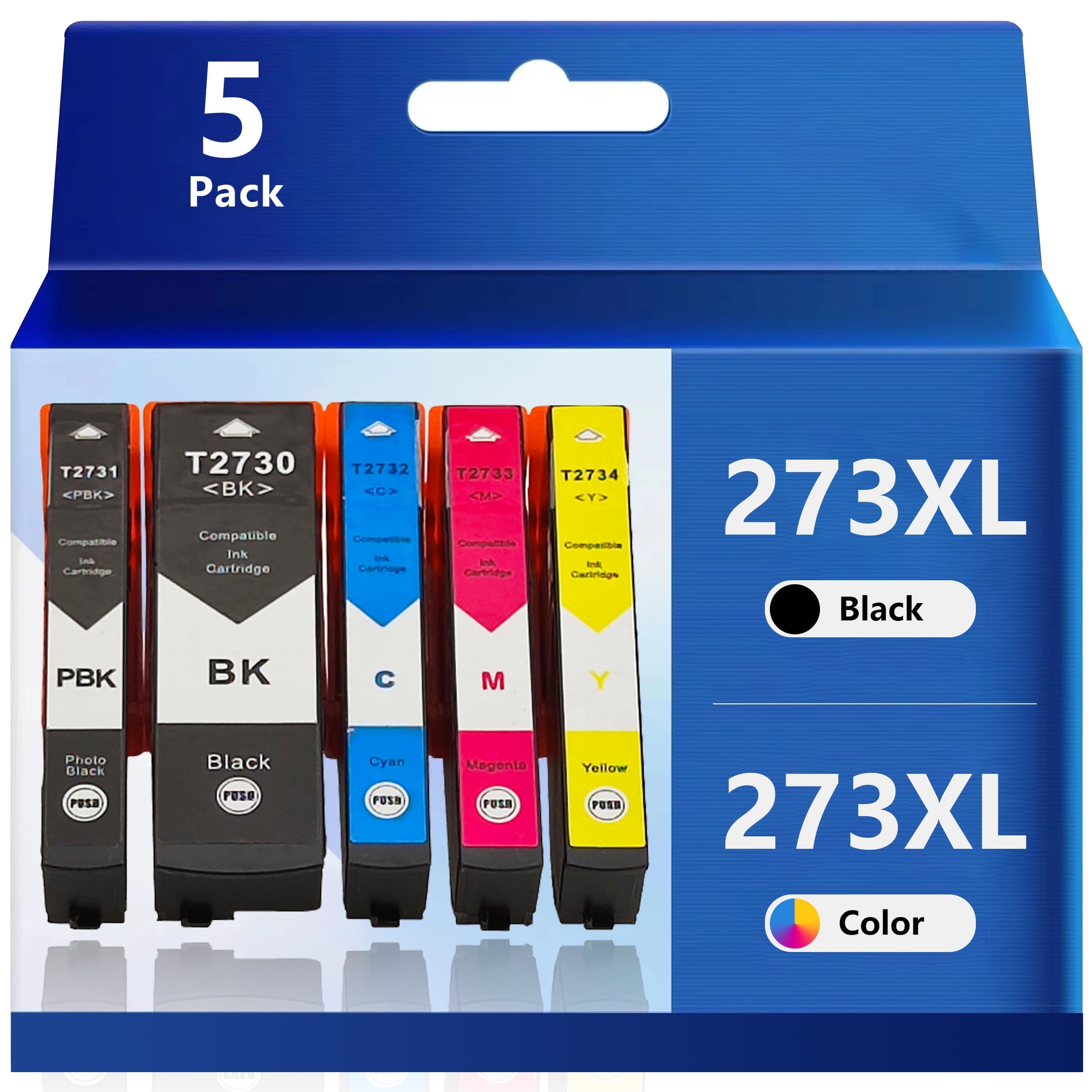 Compatible with Epson 273XL printer ink cartridges, suitable for ...