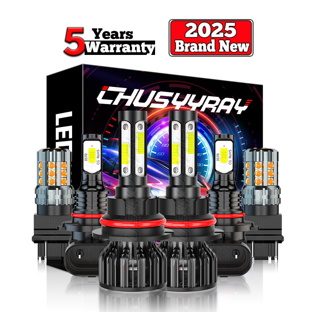 Compatible with Ford Ranger 2001-2011 6pcs LED Headlight Turn signal ...