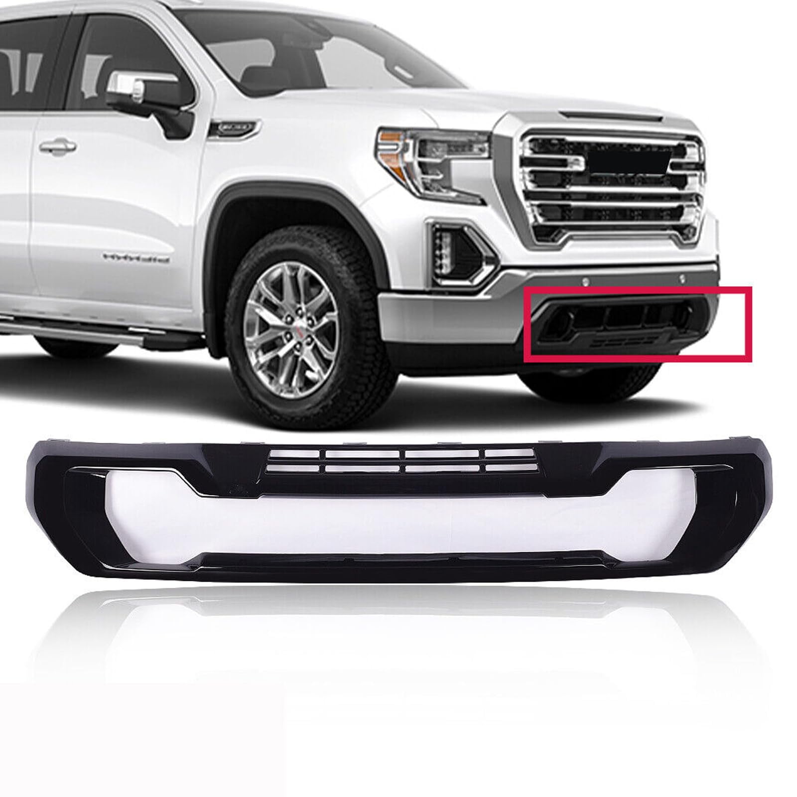 Compatible with GMC Sierra 1500 Diesel 2019 2020 2021 Front Bumper ...