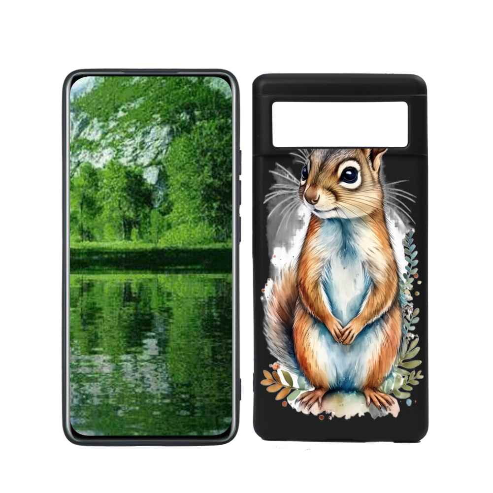 Compatible with Google Pixel 6(2021) Phone Case, a-cute-boho-Chipmunk ...