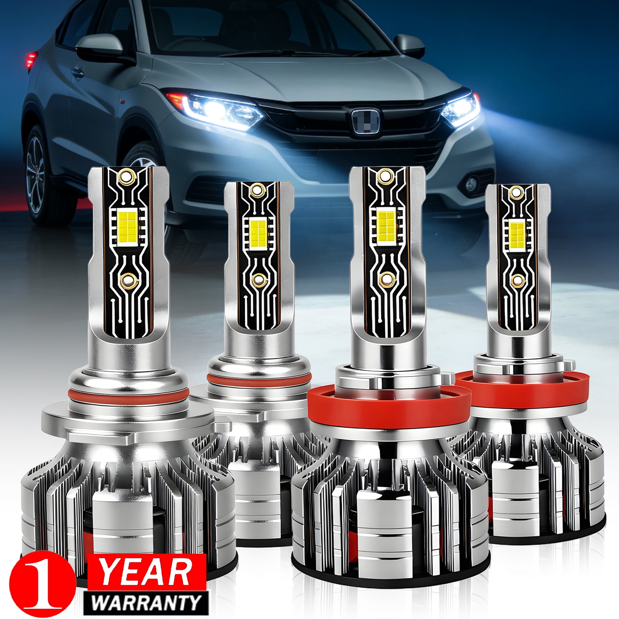 Compatible with Honda HR-V (HRV) 2019-2021 LED Headlight Upgrade Kit ...