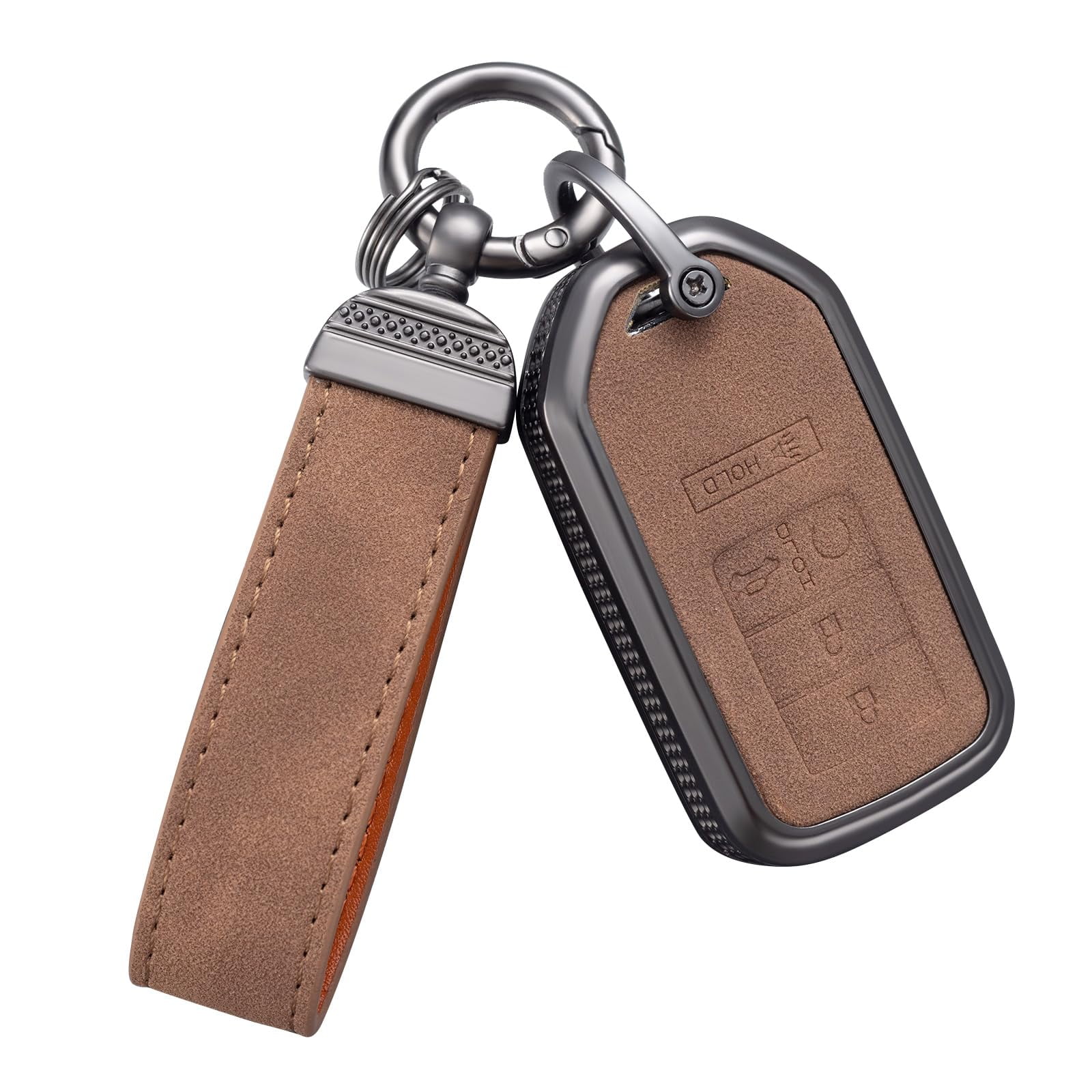 Compatible with Honda Key Fob Cover with Keychain Leather Key Case ...