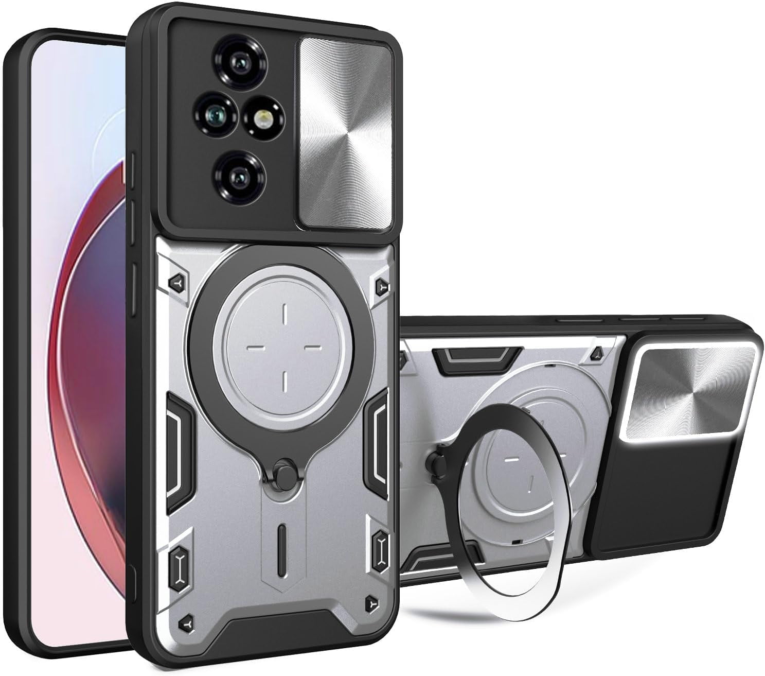 Compatible with Honor 200 Pro Case,with Slide Camera Lens Cover ...