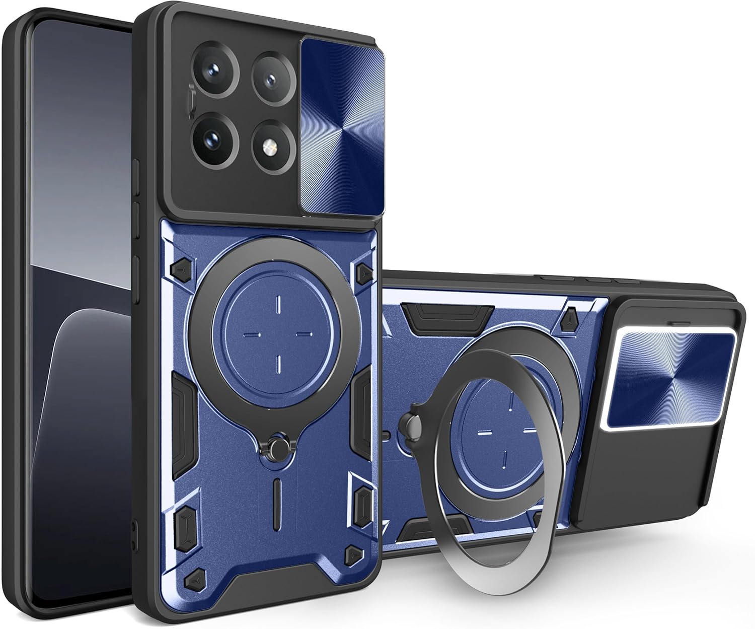 Compatible with Honor X8b Case,with Slide Camera Lens Cover Compatible ...