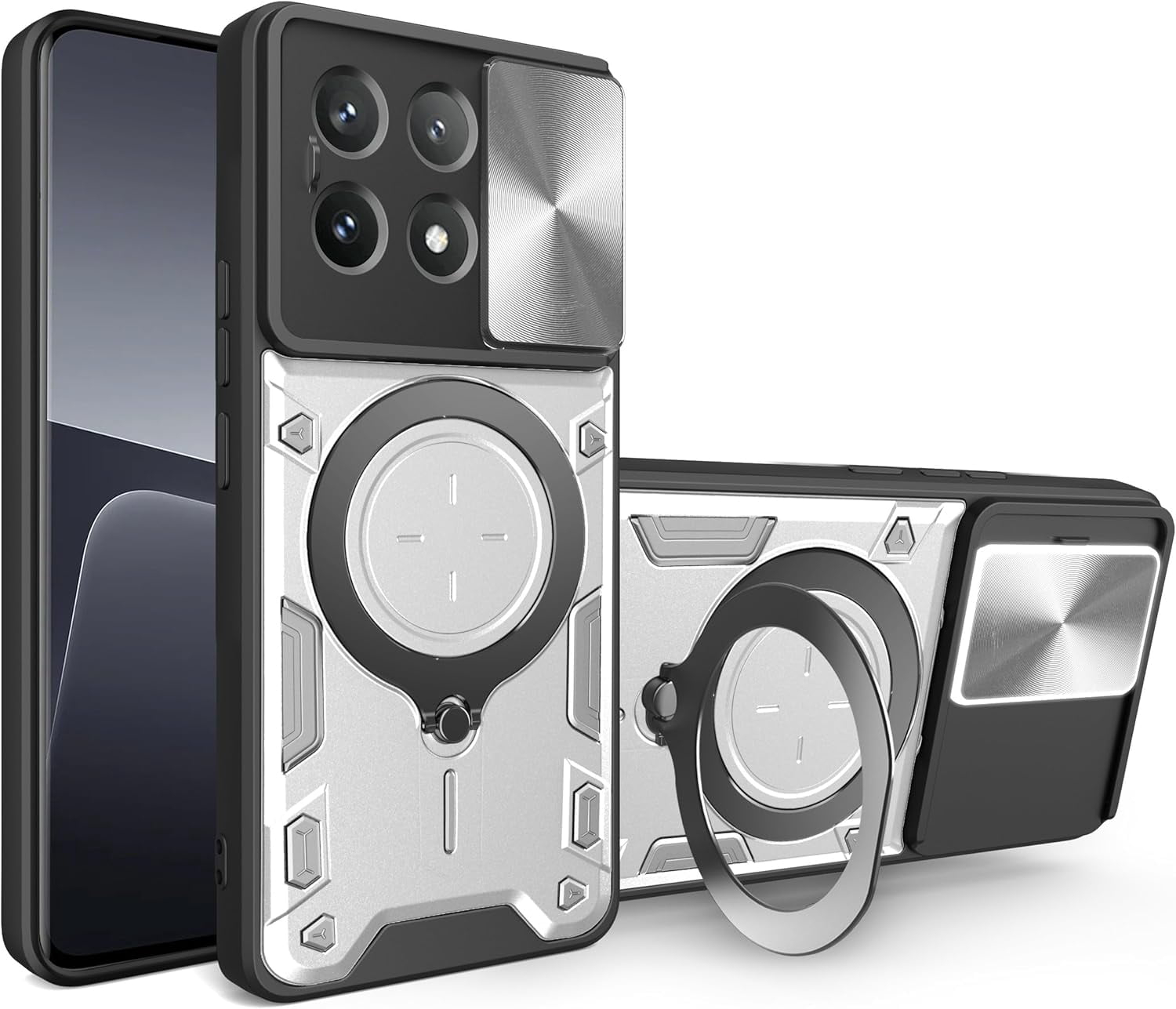 Compatible with Honor X8b Case,with Slide Camera Lens Cover Compatible ...