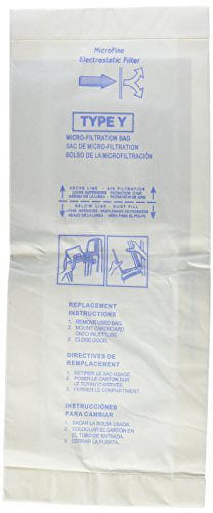 Compatible with Hoover Windtunnel Upright Micro Filtration Type Y Bags ...