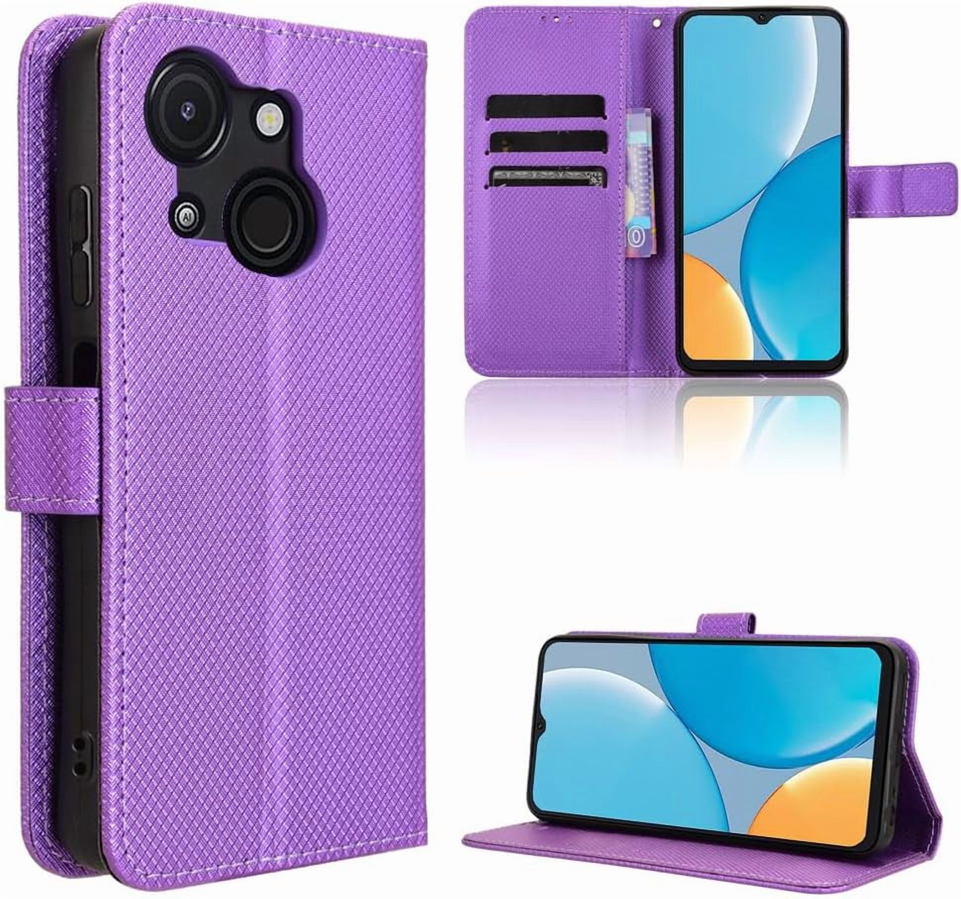 Compatible with ITEL A50C Leather Case Cover,PU Leather flip Cover ...