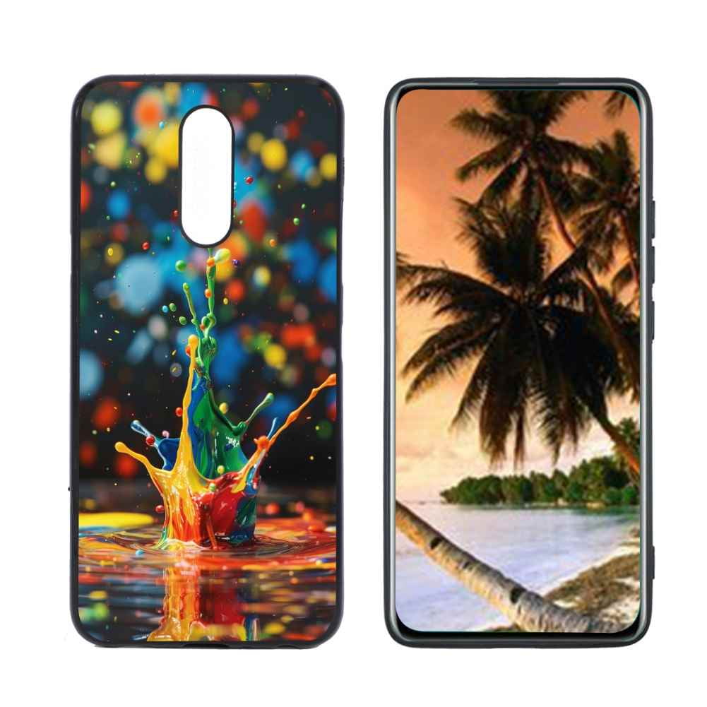 Compatible with LG Solo LTE Phone Case, Abstract-paint-splash-dynamics ...
