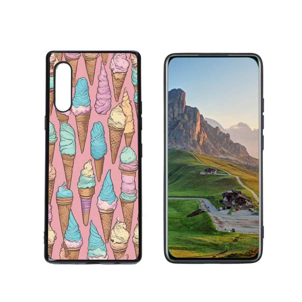 Compatible with LG Velvet 5G Phone Case, Pastel-ice-cream-cone-patterns ...