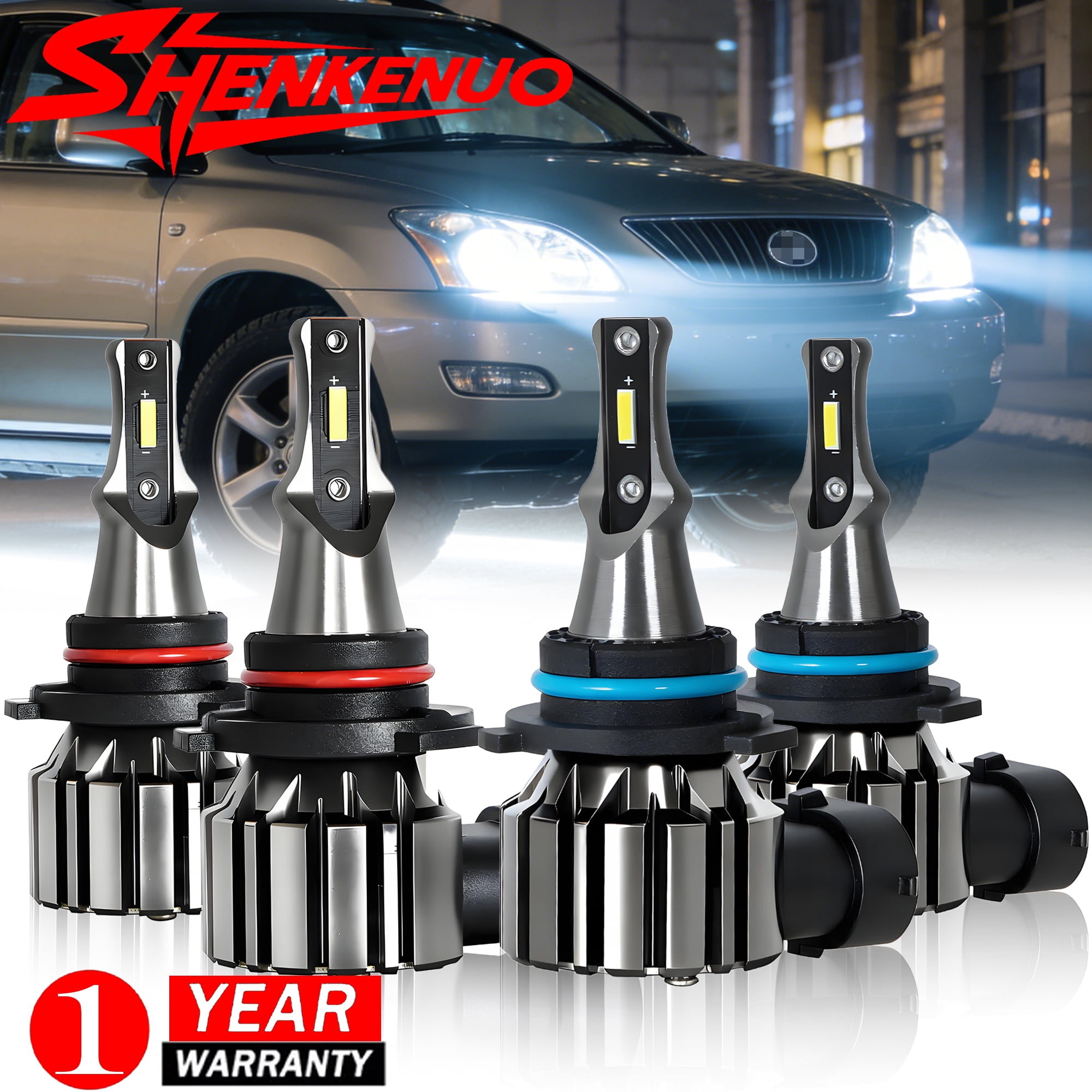 Compatible with Lexus RX300 1999 2000 2001 2002 2003 LED Headlight ...